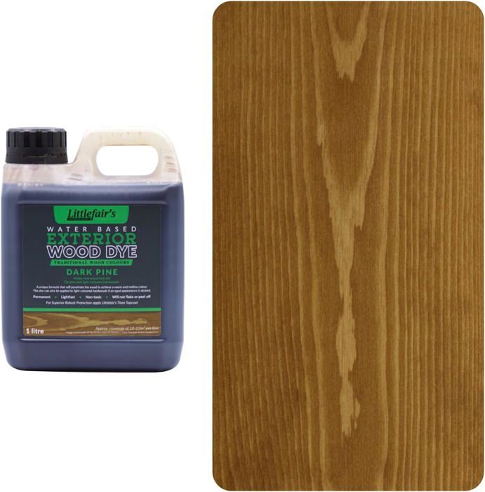Teinte Bois Extérieur 1ltr-Lasure Bois-Teinture Bois Séchage Rapide ...