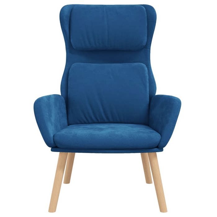 Fauteuil relax - LEMON - contemporain - Bleu Velours S315 - Cdiscount ...