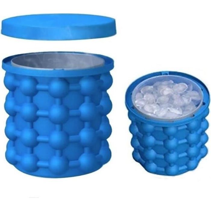 Bac à Glaçon, Ice Cube Magique Glaçon Silicone Glaçon Seau Moule à ...