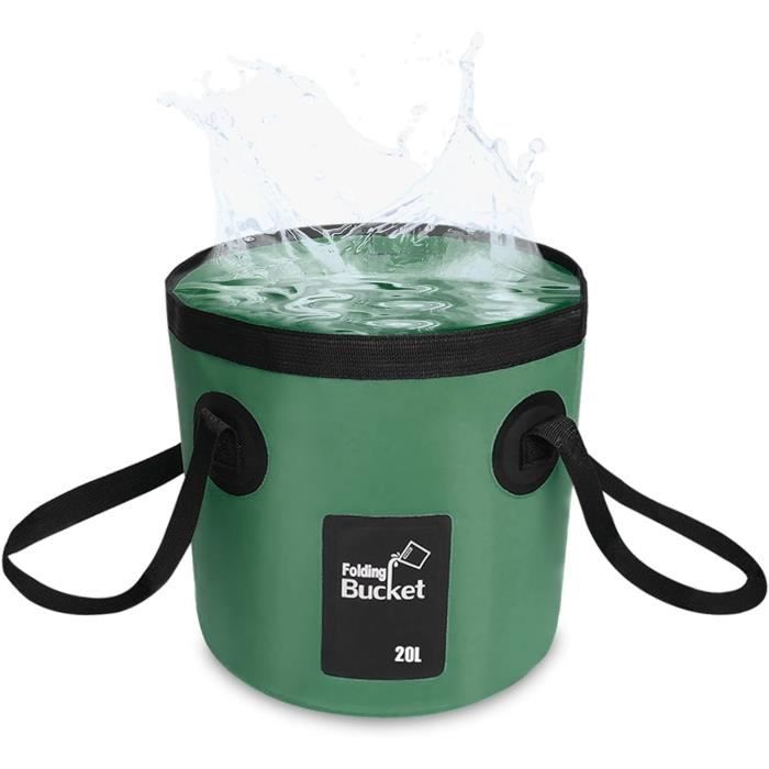 Seau Pliable, 20 Litres Seau Pliable Portable Seau Pliant Pour Bassin ...