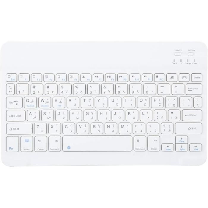 Clavier Bluetooth3.0, Clavier Arabe-Espagnol-Russe Portable Sans Fil ...