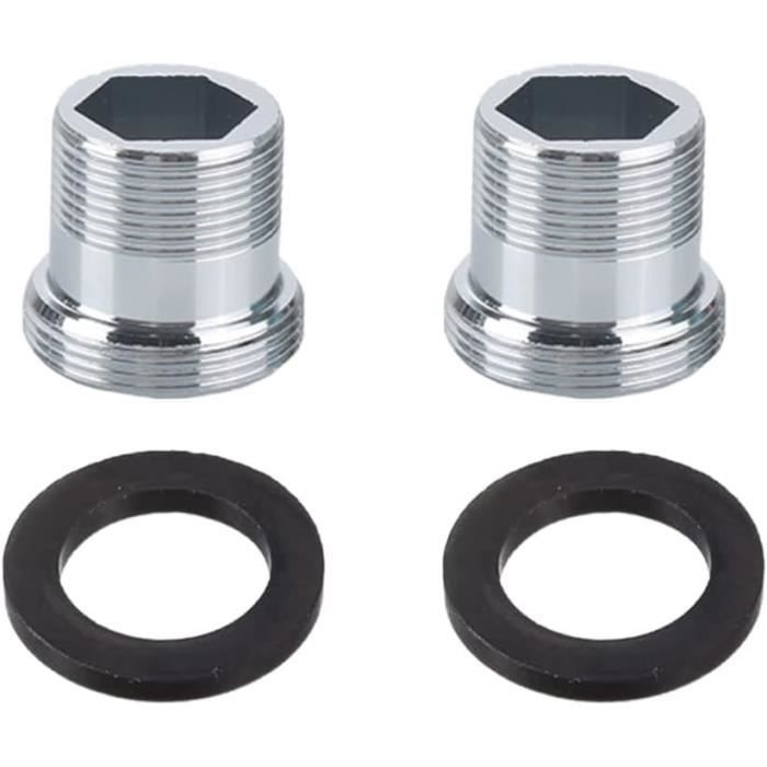 2 Pièces Adaptateur De Robinet M22 À M18 Filetage Mâle Adaptateurs ...