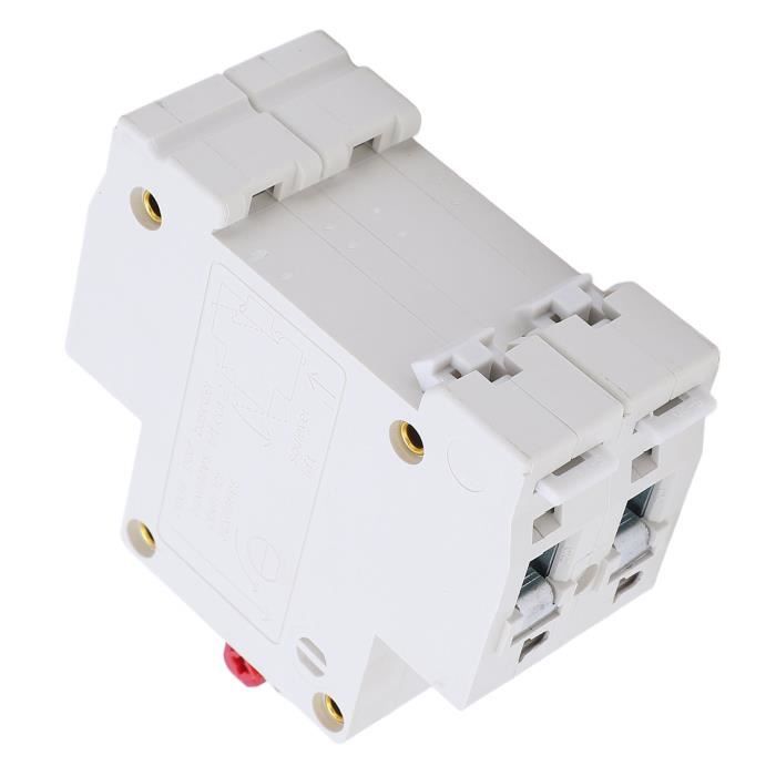 Cikonielf Disjoncteur CC Disjoncteur 2P, interrupteur de protection pneumatique contre les ...