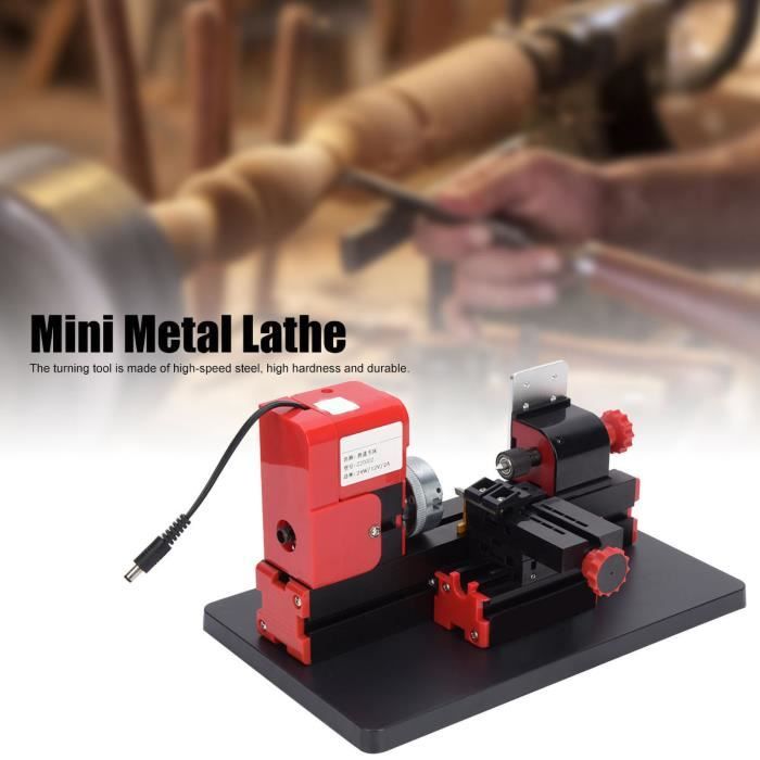Mini Tour Motorisé 24W 20000Rpm Mini Lathe,Motorized Lathe Machine ...
