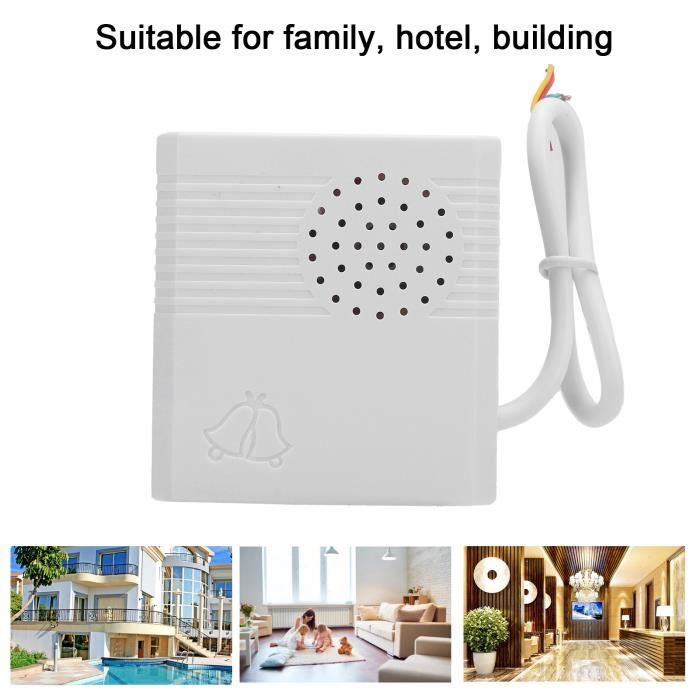 Sonnette De Porte Filaire Sonnette Filaire Dc 12V, Système De Contrle D ...