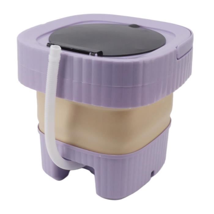 Laveuse portable - EJ.LIFE - Mini Machine à Laver - Couleur Violet ...