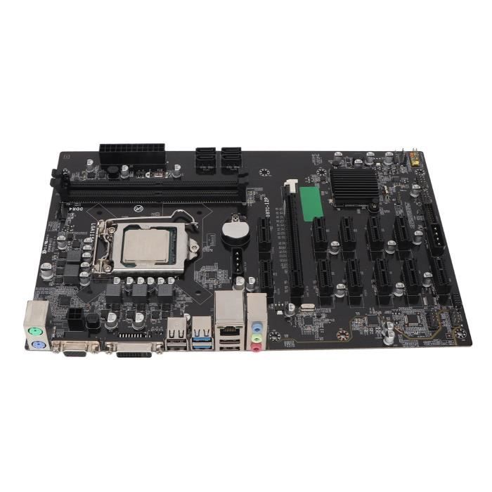 Carte mère B250B - EJ.LIFE - LGA 1151 - 2xDDR4 32Go - 12 emplacements PCIe - Sorties VGA DVI ...