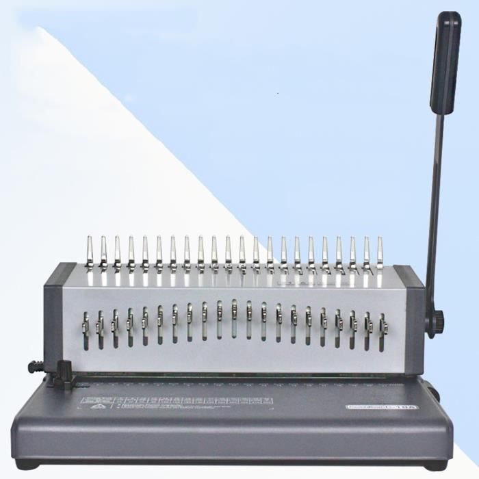 EJ.life reliure à 21 trous Machine à Relier à Peigne, Classeur de ...