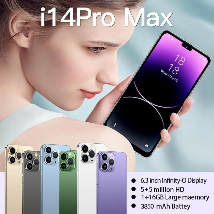 Smartphone Débloqué McMgc i15Pro Max-Blue 6.3 Pouces - Cdiscount Téléphonie