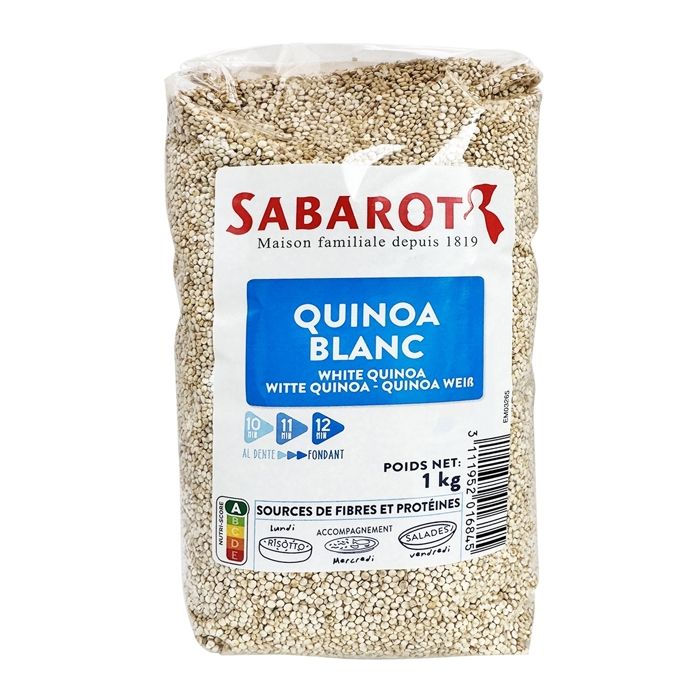 Quinoa blanc sachet de 1kg Sabarot - Cdiscount Au quotidien