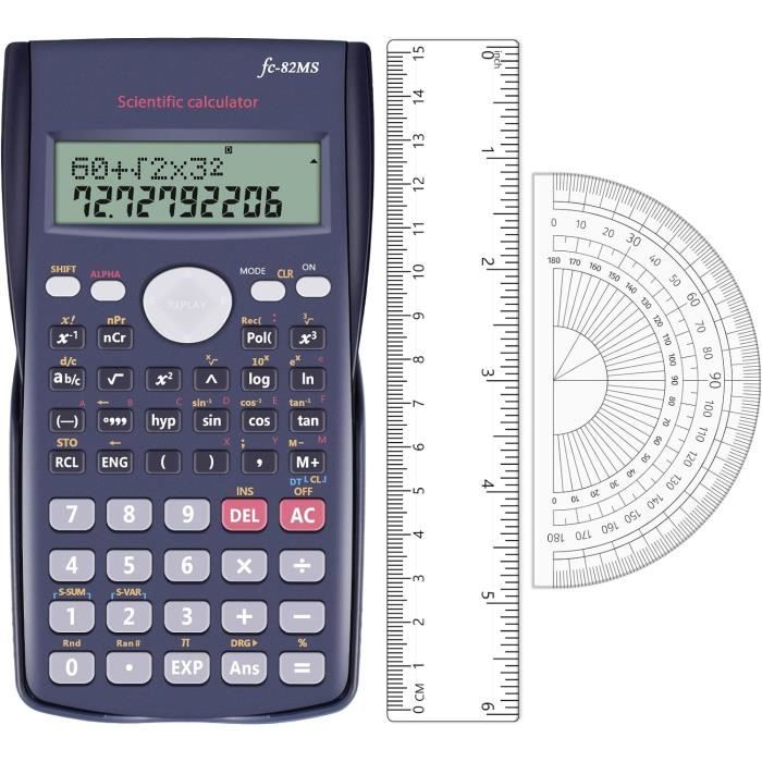 Calculatrice College Lycee Bureau Scientifique - Bonus Règle et ...