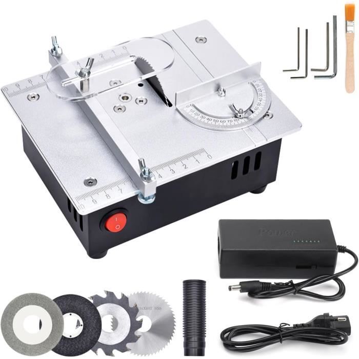 Mini scie circulaire de table, S3 miniature de précision électrique ...