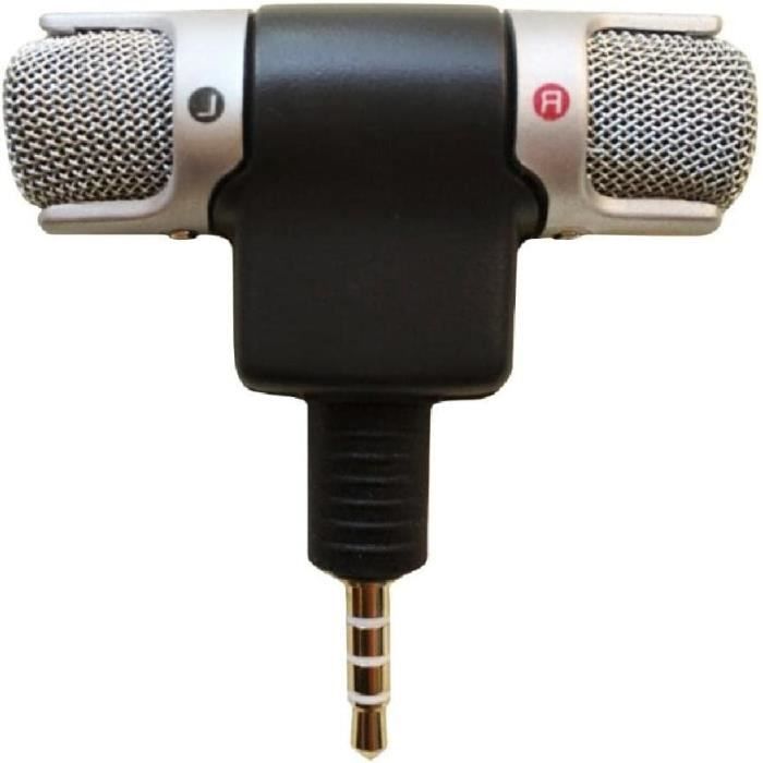 Mini 3.5Mm Jack Microphone Micro Stéréo Pour Enregistrement Studios De ...
