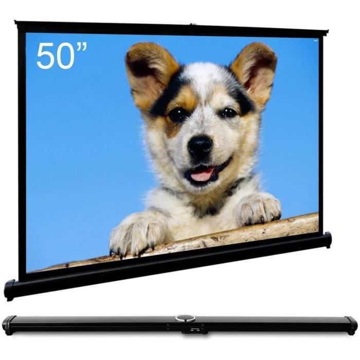 P1-Sn50 Écran De Projection Portable De 50" Pour Projecteur Led-Lcd-Dlp ...