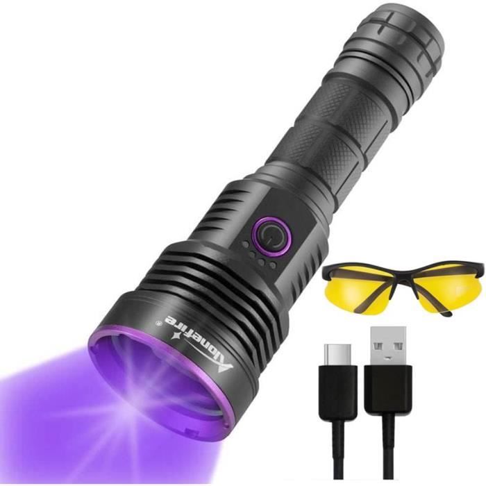 Sv43 36W Lampe Torche Uv Led 365Nm Rechargeable Lampe Ultraviolet ...