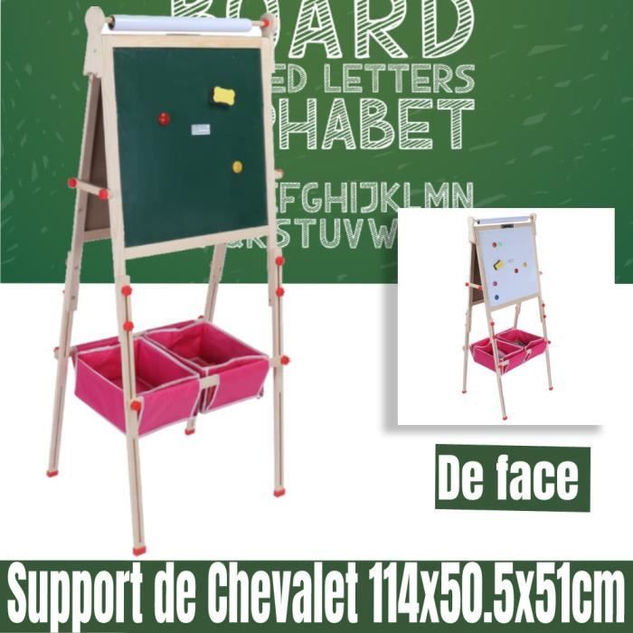 YUD-Tableau évolutif chevalet Multifonction 3 en 1 en Bois avec sac de ...