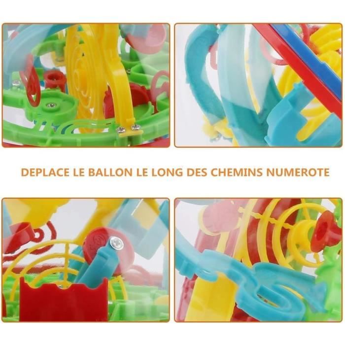 Jeu de Labyrinthe 3D - Magical - Casse-Tête Rond - 100 Obstacles ...