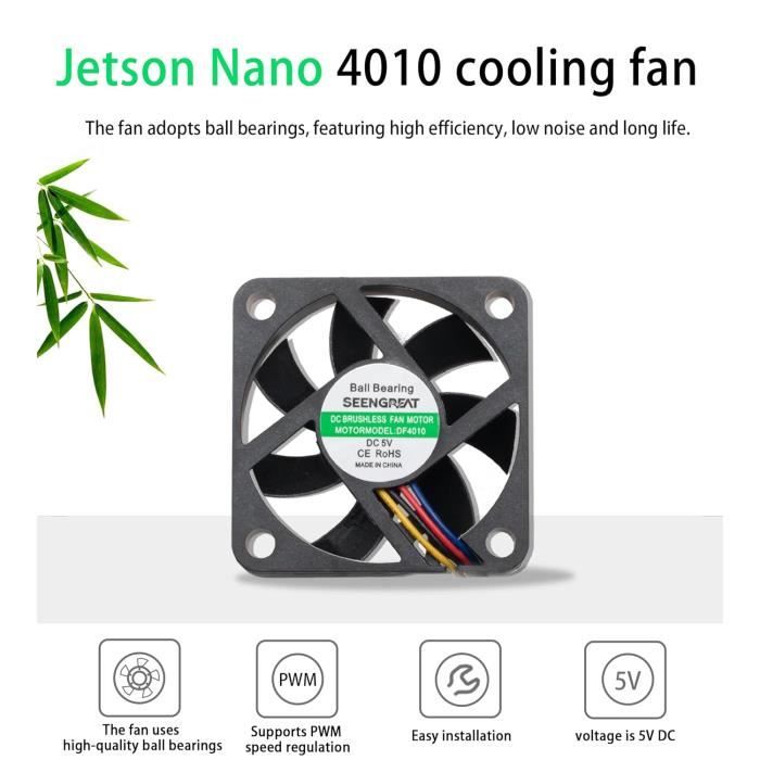 Dc5V Cooling Fan For Jetson Nano 4Pin Pwm Speed Regulation Strong ...