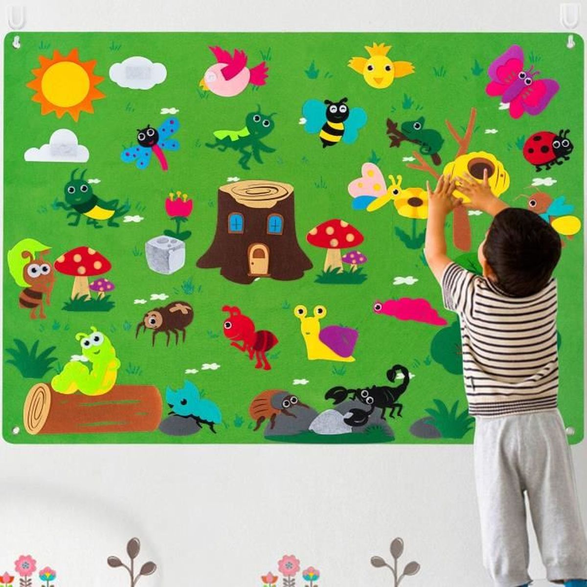 Feutre Story Board Kit pour Enfants Apprentissage Éducation Contes ...