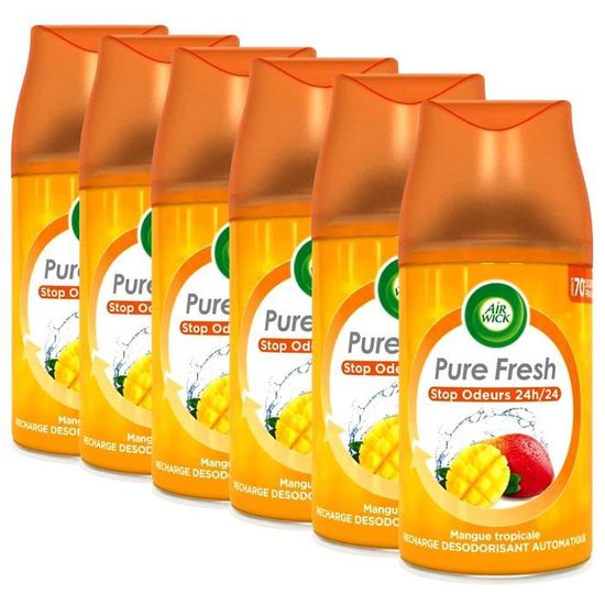 Air Wick Desodorisant Maison Recharge Diffuseur Freshmatic Mangue ... Air Wick Desodorisant Maison Recharge Diffuseur Freshmatic Mangue ...