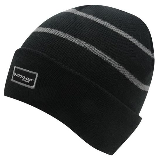 DUNLOP bonnet homme Noir/ Gris - Cdiscount Prêt-à-Porter