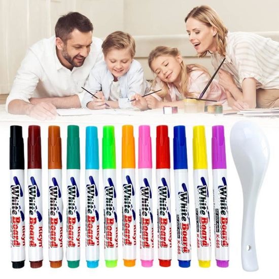 Duokon stylo effaçable à sec pour tableau blanc Stylo magique de ...