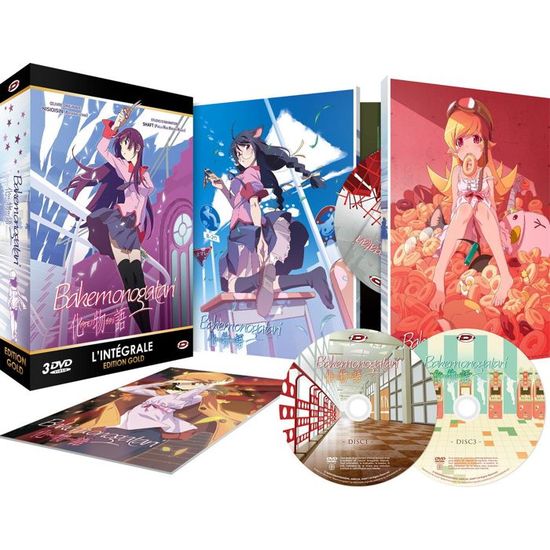 DVD - Bakemonogatari - Intégrale + OAVs - Edition Gold - 3 DVD ...