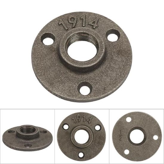 Base de bride en alliage/fonte 3 trous 65mm DN15 EJ.LIFE - fixation de ...