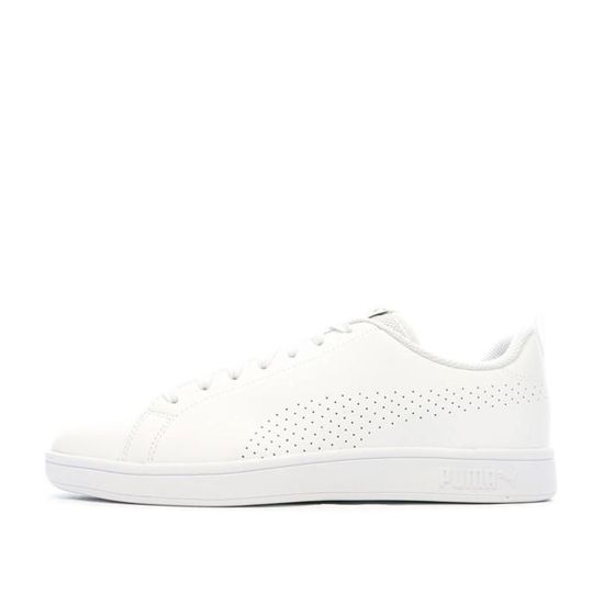 Baskets Blanches Homme Puma Smash Ace Blanc - Cdiscount Chaussures