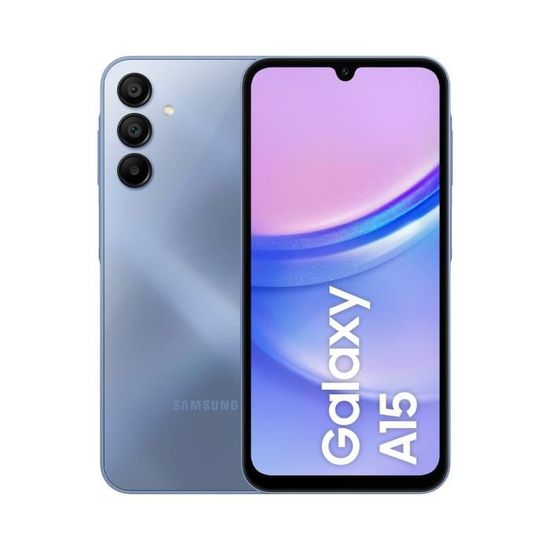 Samsung Galaxy A15 4G Smartphone 128 Go Bleu - Cdiscount Téléphonie