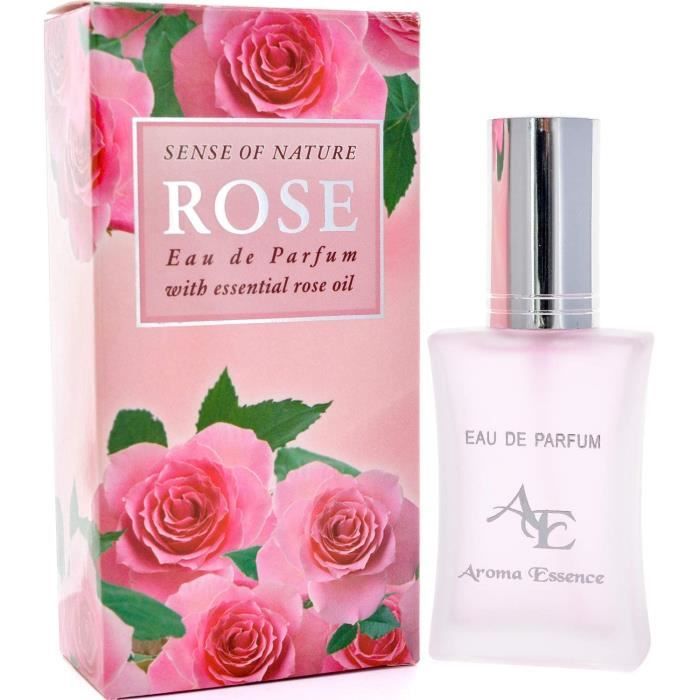 Eau de parfum pour femme Rose, Parfum de la Vallée Bulgare des Roses ...