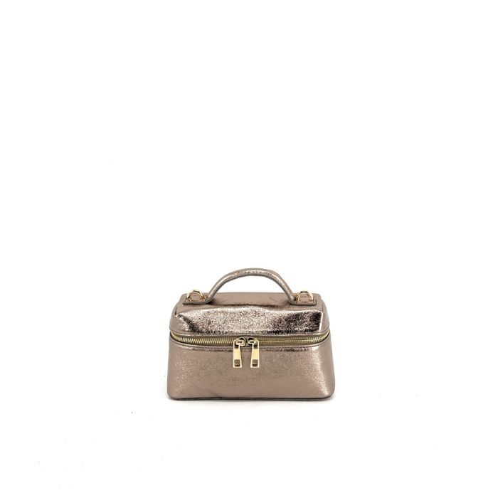 Sac à main en cuir irisé MICA Champagne Champagne - Cdiscount Bagagerie ...