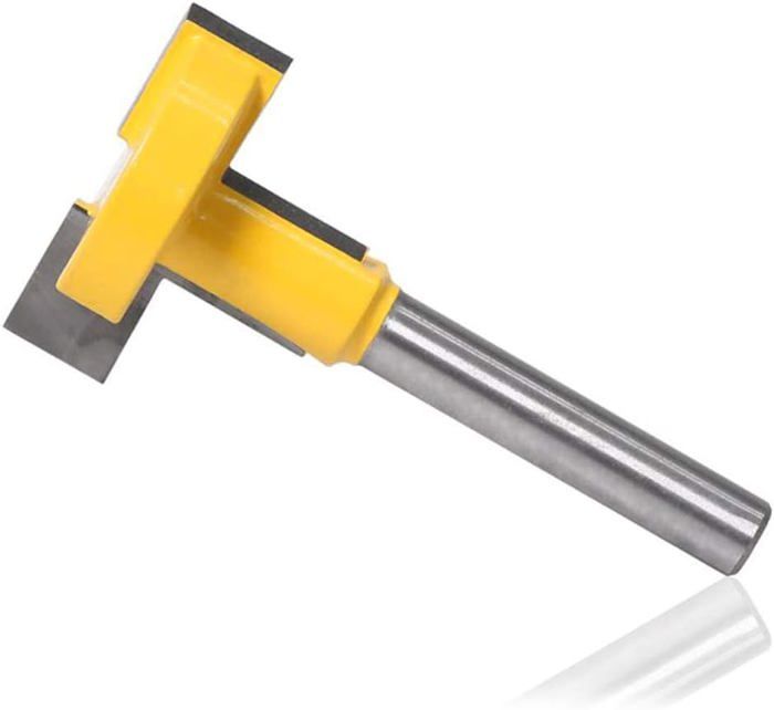 Fraise à rainurer en T de 8 mm pour toupie à rainurer en T, fraise à bois, lame de toupie, bord ...