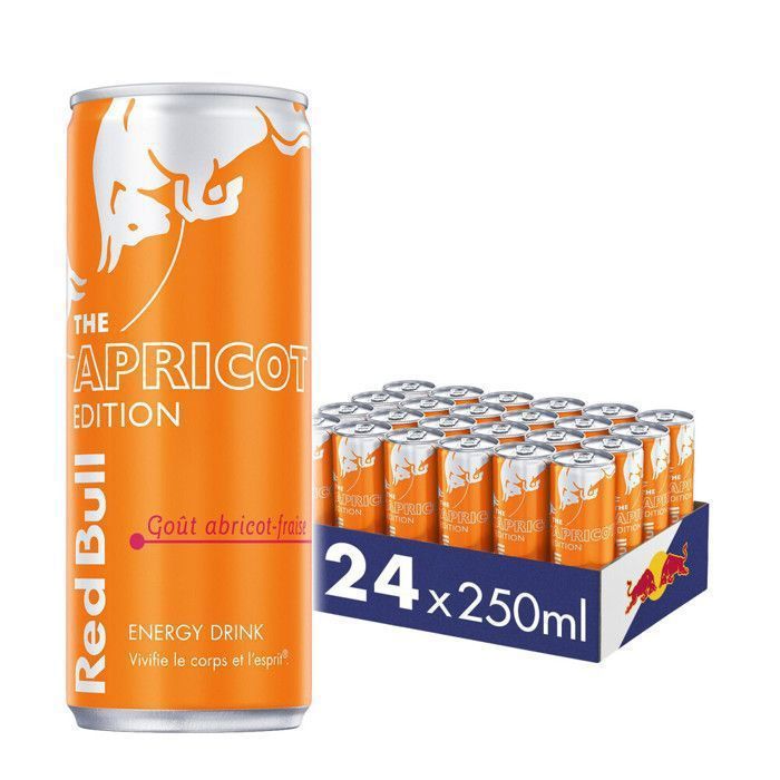 Boisson énergisante Red Bull - Red Bull The Apricot Edition - Abricot ...