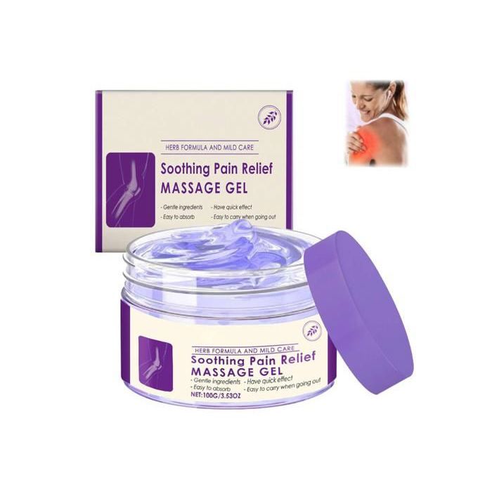 Gel de massage au curcuma et à huile émeu pour soulager les douleurs ...