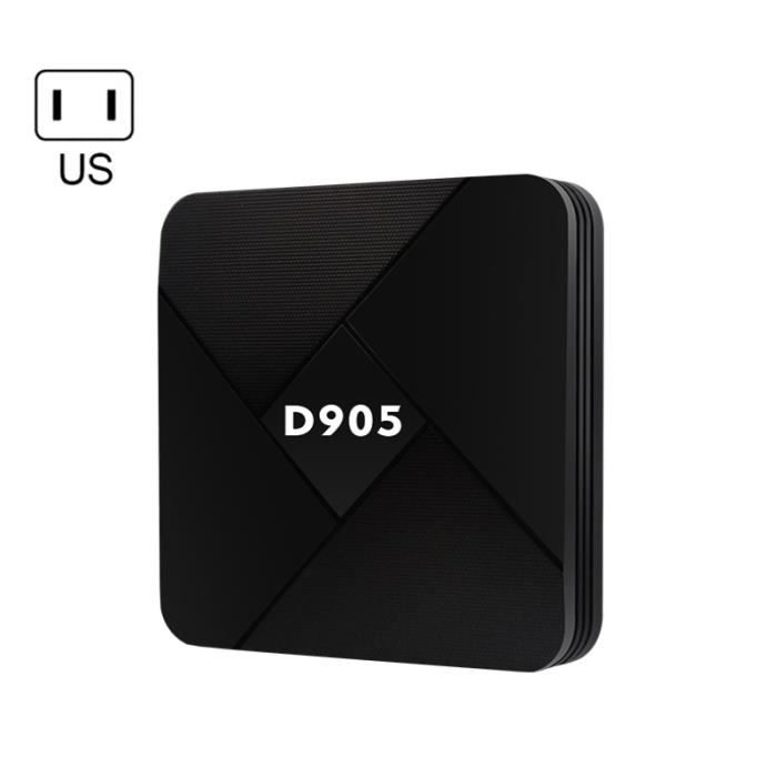 NOUS - Boîtier décodeur Smart TV D905, Amlogic S905, Android 10.0, 4 go ...