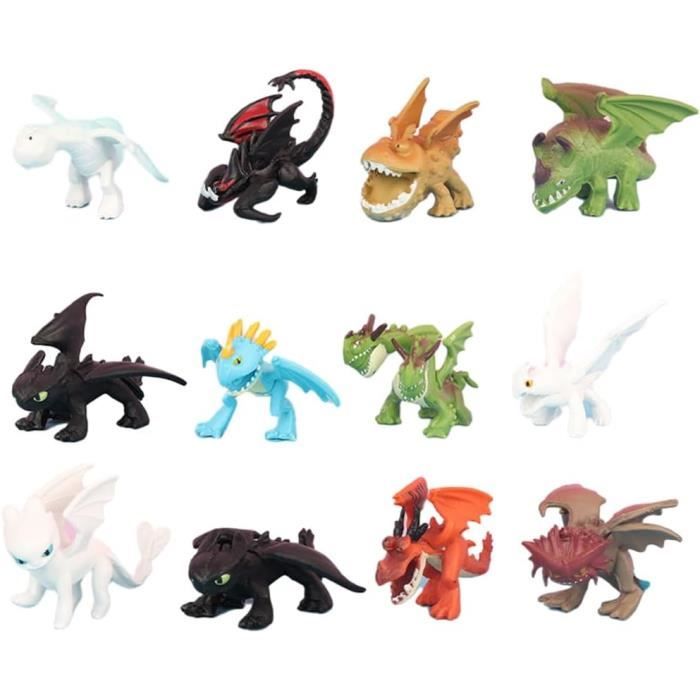 12Pcs Comment Former Dragon Décoration De Gâteau, Dragon Cake Topper ...