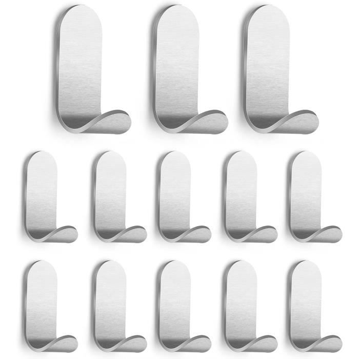 Crochet Adhésif Acier Inox, Crochet Adhesif Mural, Crochet Adhésif en ...