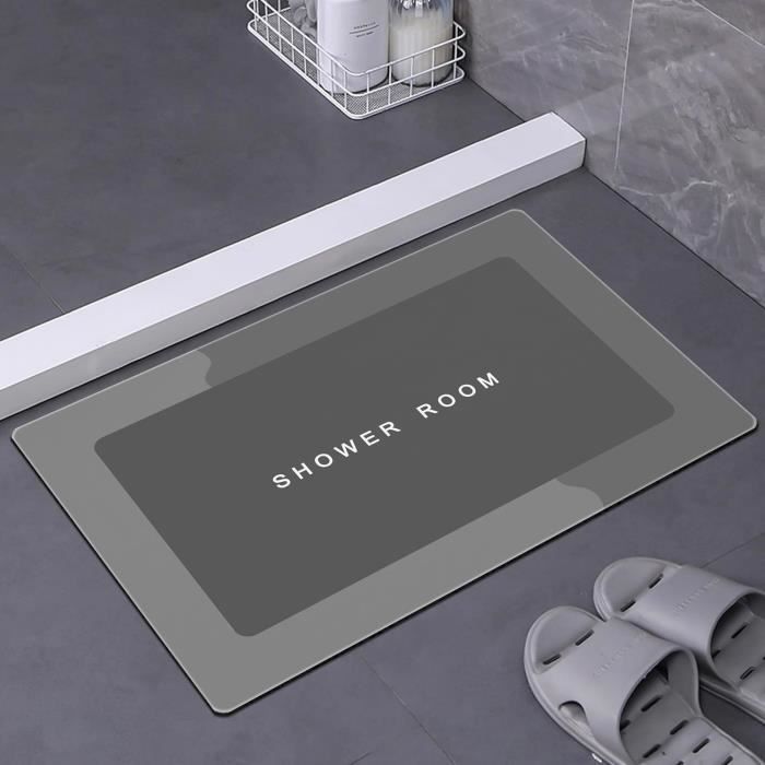 Tapis de sol super absorbant - Antidérapant - 40 x 60 cm - Séchage ...