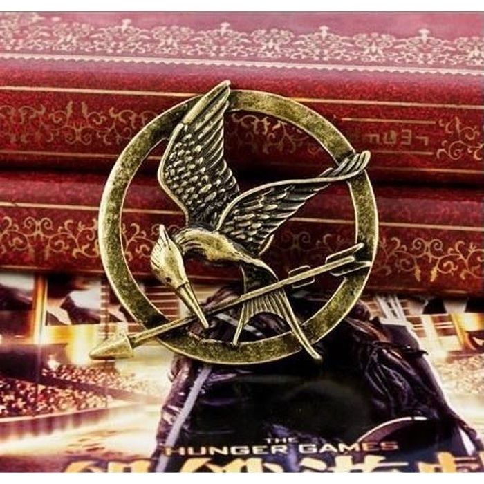 Pin’s broche Hunger Games bronze Geai moqueur - Achat / Vente badges ...