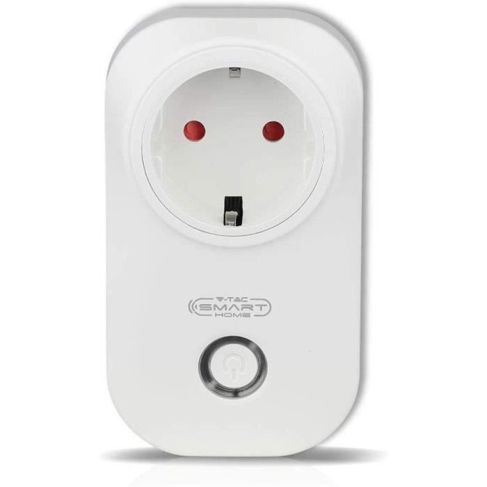 Smart Prise 10A Schuko Wi-Fi avec fiche Schuko[501] - Cdiscount Bricolage