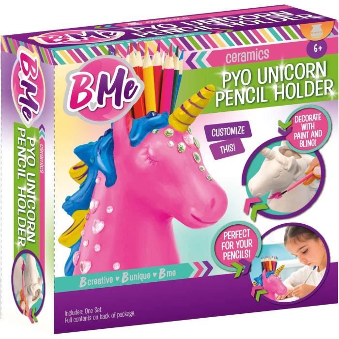 PYO Pot à crayons en forme de licorne | Joli design unique licorne ...
