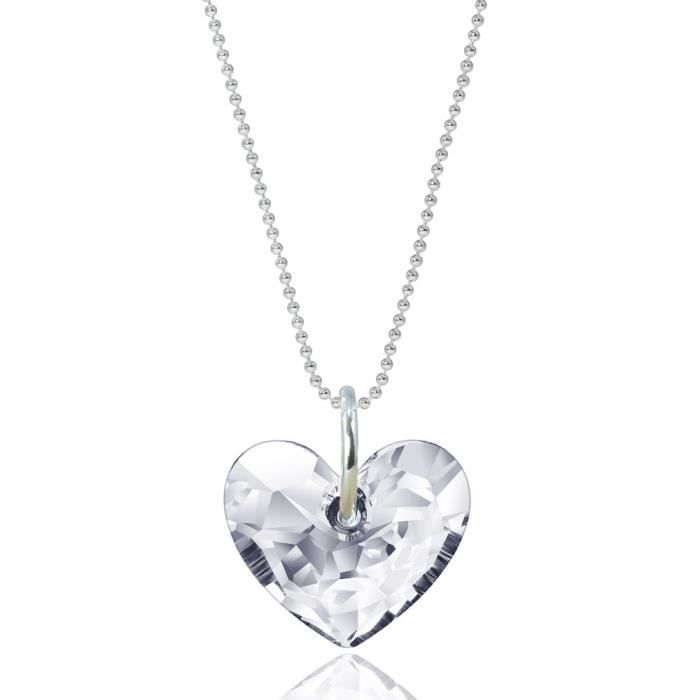 Collier SWAROVSKI ELEMENTS & Argent 925 - Achat / Vente sautoir et ...