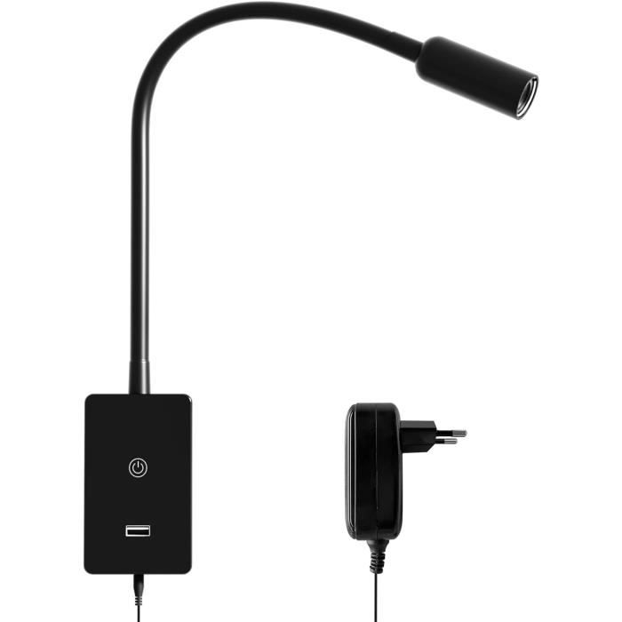 Lampe De Liseuse Murale, Lampe Murale Led De 4W Pour Lit, Lumière De ...