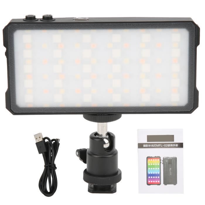 Cikonielf 1 RVB Full Color LED Camera Light Portable Fill Light pour ...