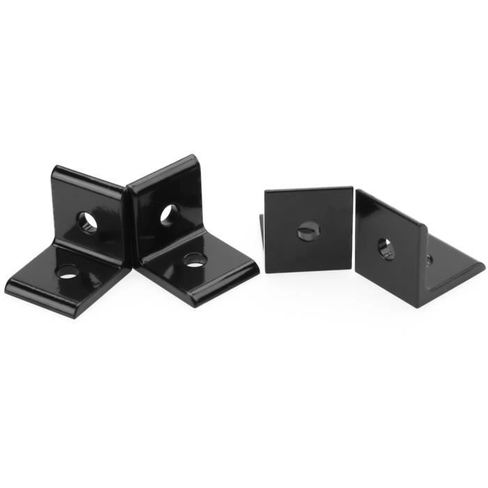 Cikonielf équerre d'angle en aluminium 4 pièces connecteur équerre d ...
