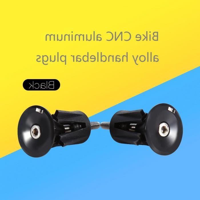 Embouts de guidon en aluminium pour vélo DILWE - Noir - Cdiscount Sport