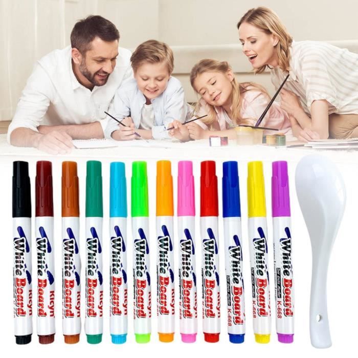 Duokon stylo effaçable à sec pour tableau blanc Stylo magique de ...