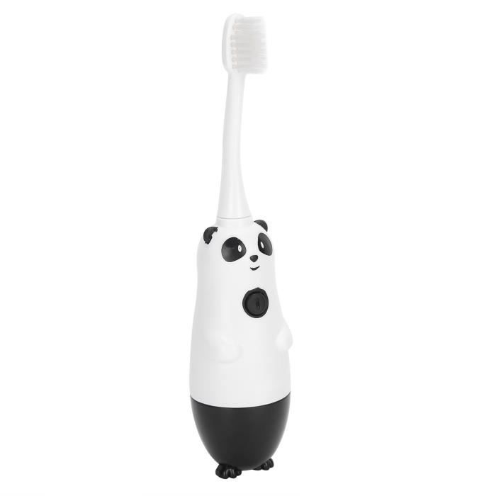 GOTOTOP Brosse à dents électrique pour enfants Brosse à Dents Électrique Sonique Motif Panda à ...