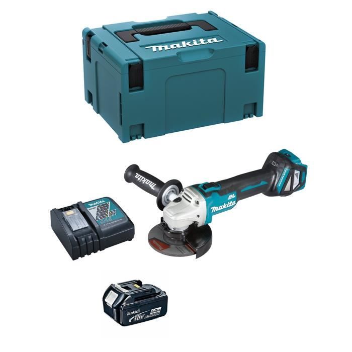 Mini-Meuleuse - MAKITA - DGA511RTJ1 - 18V - Moteur Brushless - Disque ...